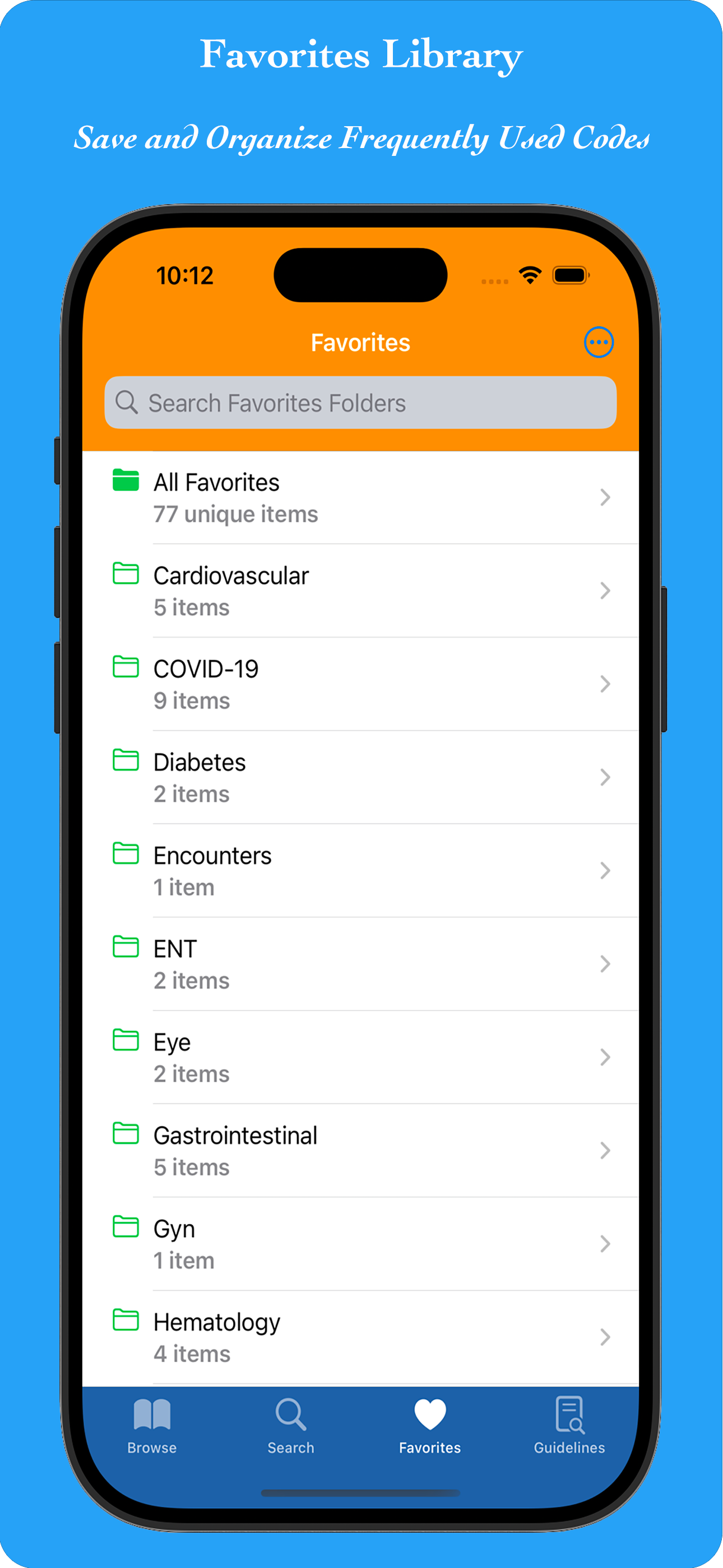 ICD10-CM App – © Ascriva Health Informatics
